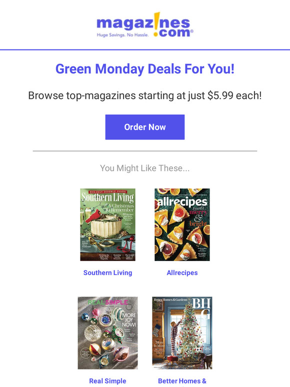 Magazines: (Approved) We’d like to thank you with a limited-time deal ...