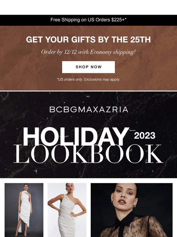 BCBG: Get inspired: holiday lookbook | Milled