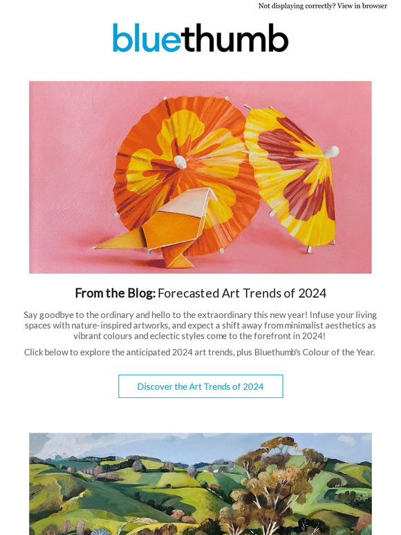 Bluethumb: Art trends of 2024 revealed 🤩 | Milled