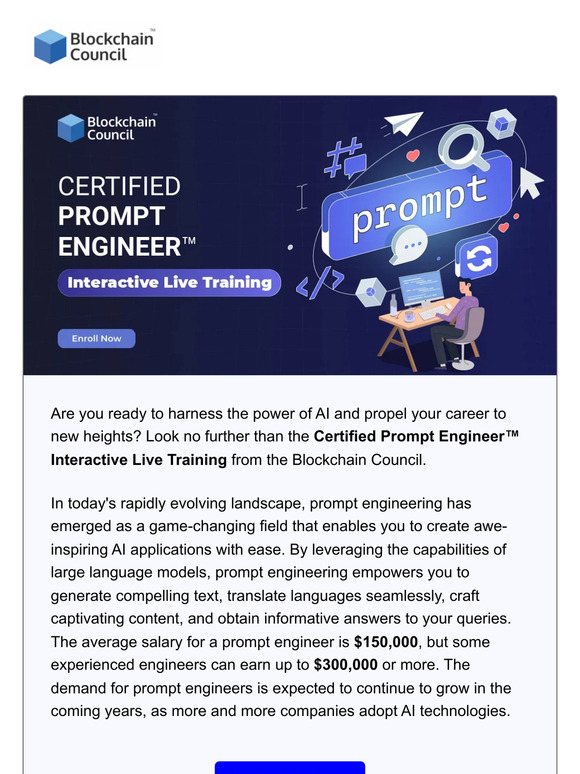 Blockchain Council: 🎓 Supercharge Your AI Communication: Enroll Now and ...