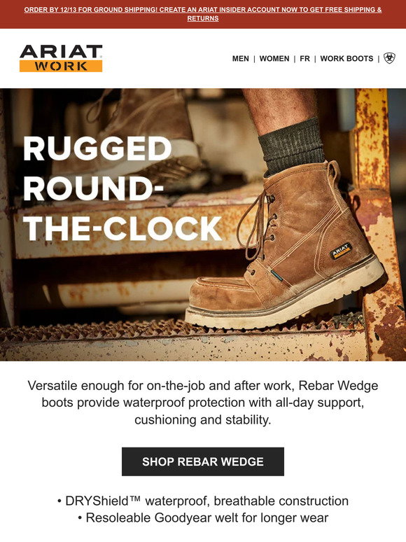 Ariat: Is Your Work Boot Rugged Enough? | Milled