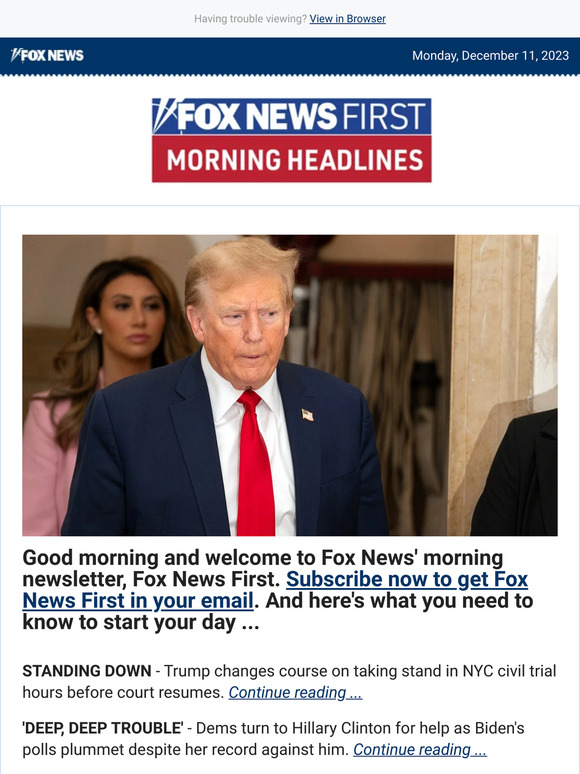 Fox News: Trump's surprise legal announcement | Milled