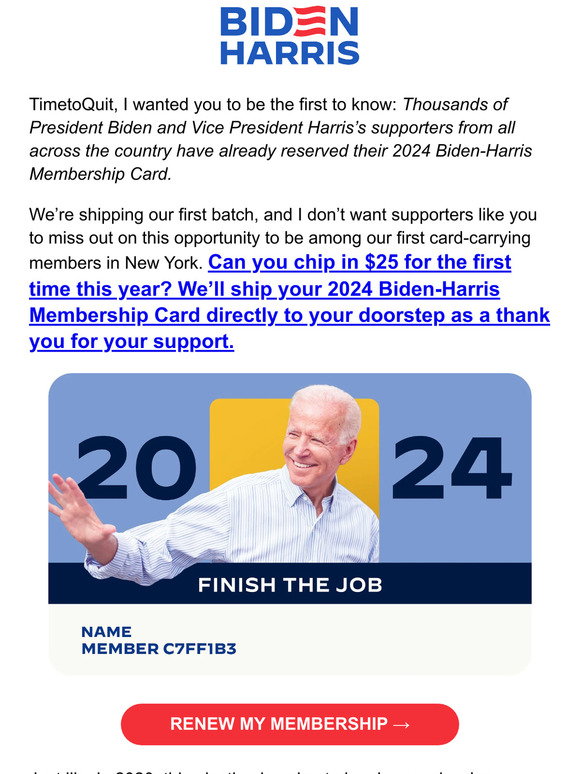 Joe Biden: Join the thousands of Democrats who’ve already reserved ...