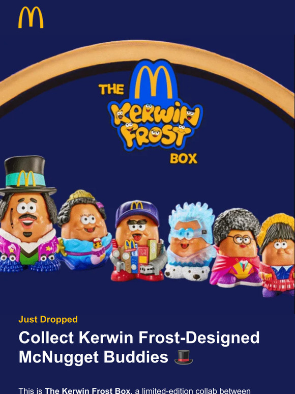 McDonald's: Just Dropped: Get The Kerwin Frost Box 🎩 | Milled