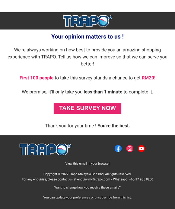 Trapo Malaysia: here's RM20 to tell us what you think! | Milled