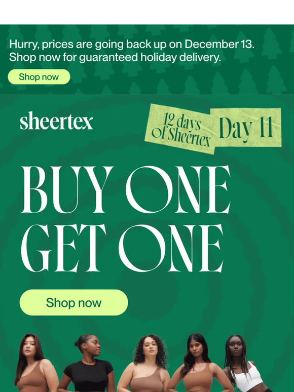 Sheertex: IT'S ALMOST OVER 🔔 12 DAYS OF SHEERTEX 🌟 | Milled