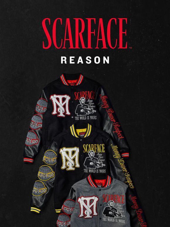 Reason: Scarface x Reason Varsity Jacket 🔥 NEW Colorways ️ | Milled