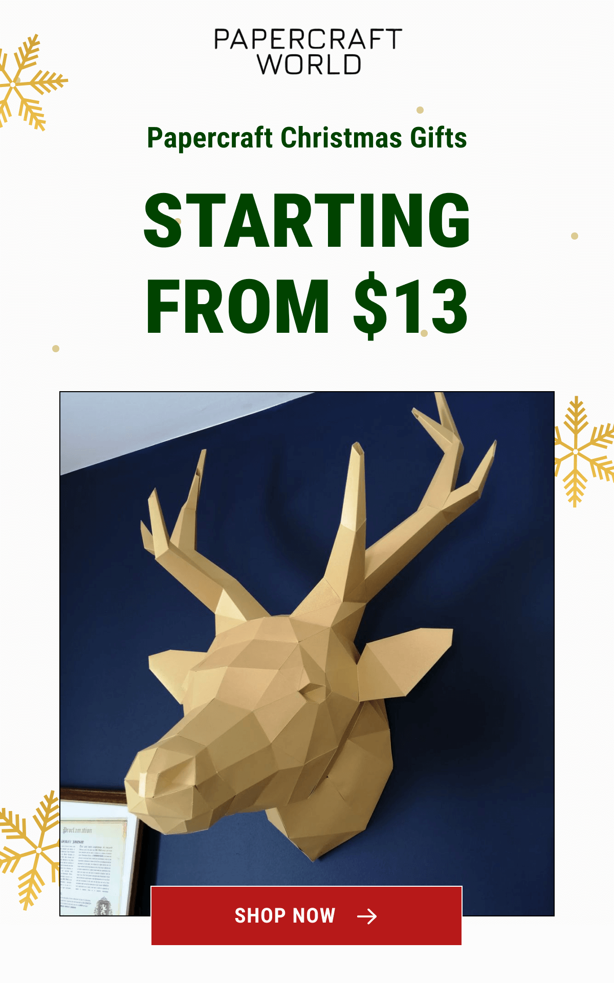 PaperCraft World: Papercraft Christmas Gifts Starting From $13 | Milled
