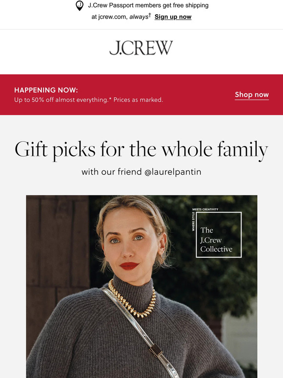 J.Crew: Gift picks with @laurelpantin (for the whole fam!) | Milled