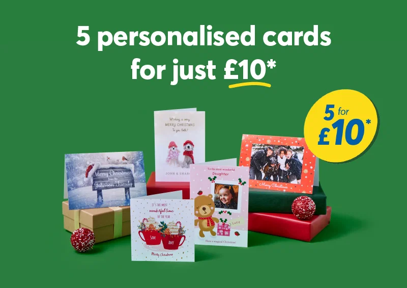 Card Factory: 5 for £10 on personalised cards! 😍 | Milled