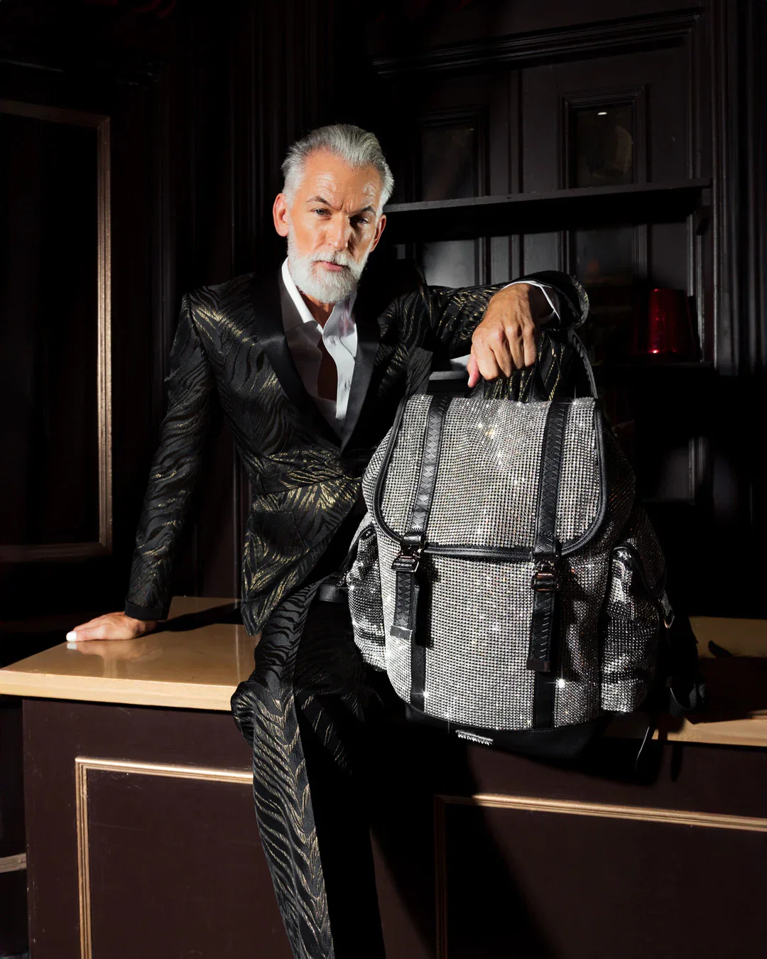 Sprayground: Aftershock Diamond Flash Monte Carlo Backpack: Sparkle in ...