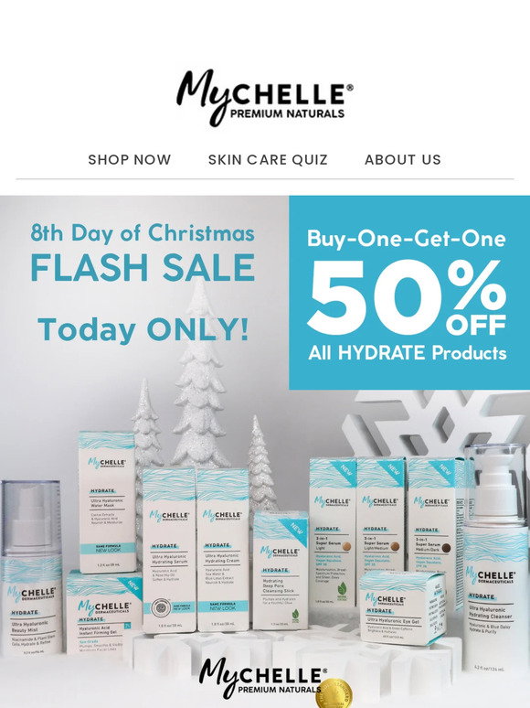 MyChelle Dermaceuticals: 12 Days of Christmas: Double the Hydration ...