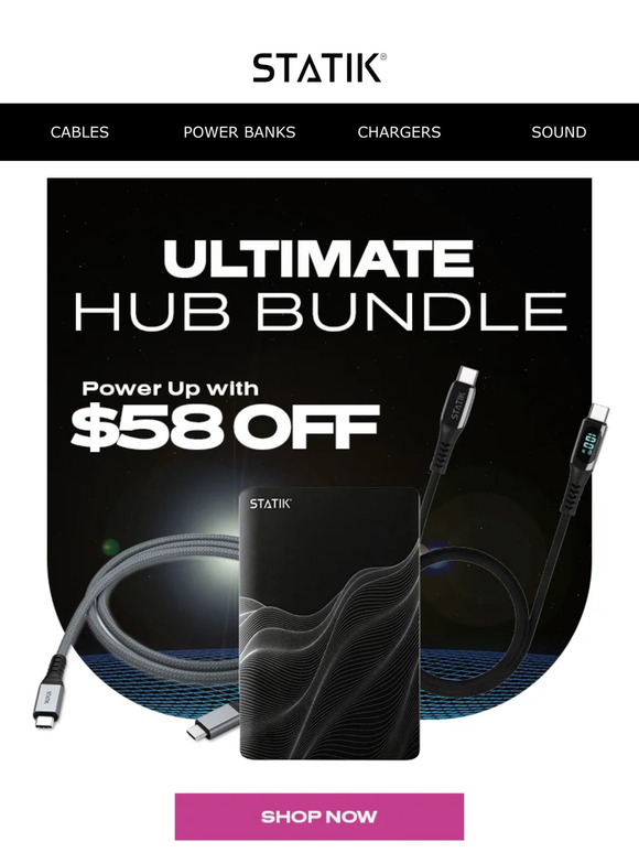 Statik: Get All Charged Up with STATIK's Ultimate Hub Bundle | Milled