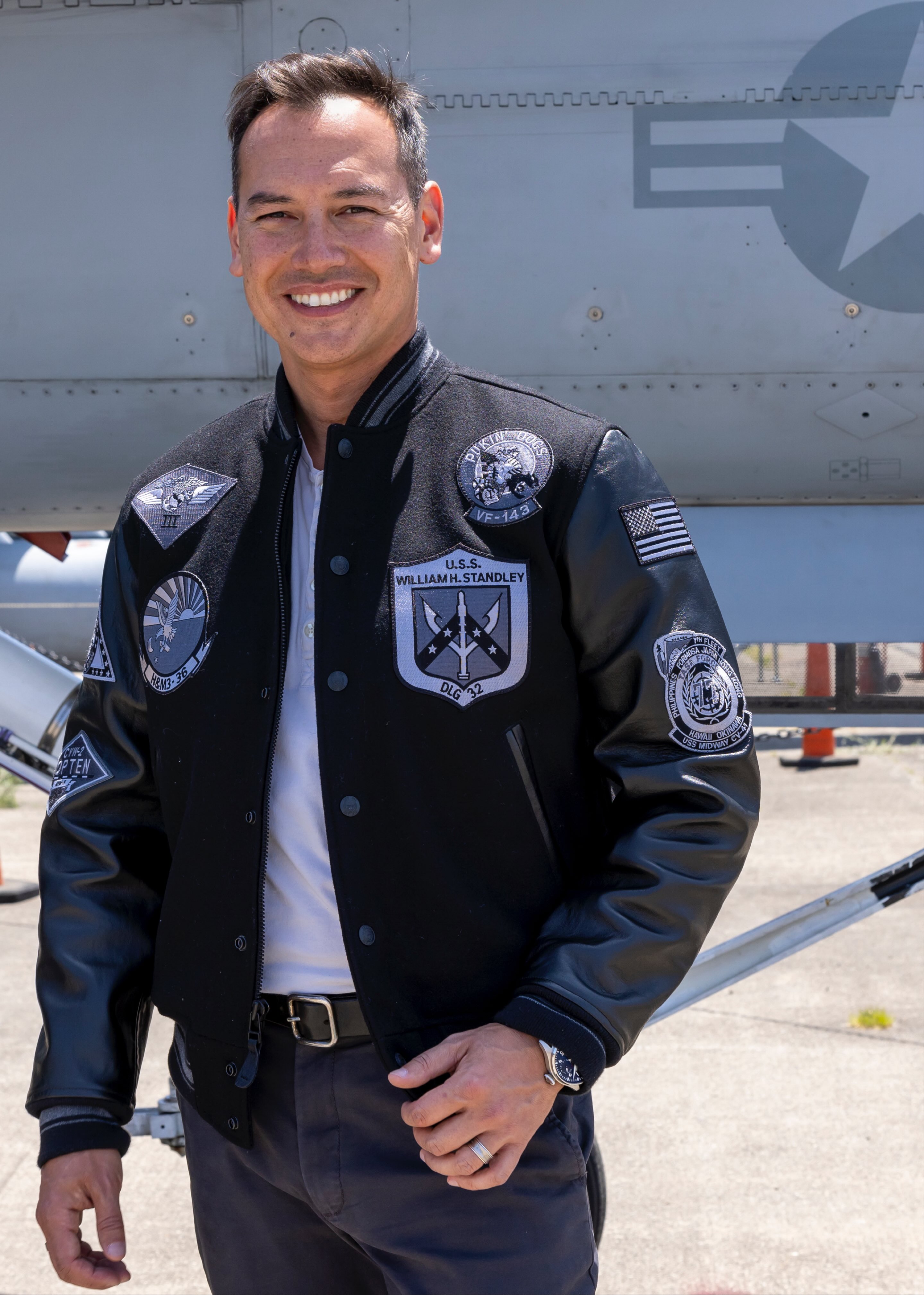 Cockpit USA: Sleek New Style - Stealth Top Gun Varsity Jacket 🛫 | Milled