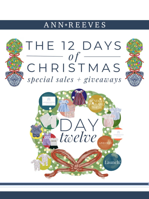 Ann + Reeves Kids: 🎄Shuler Studio x Ann + Reeves Collab Launch! | 12 ...