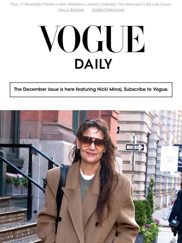 Vogue: Katie Holmes Proves the Cowboy Boot Is Not Going Anywhere in ...