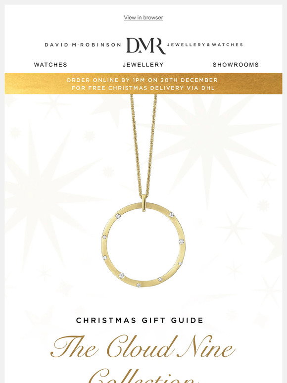 David M Robinson: Discover The Cloud Nine Collection This Christmas ...