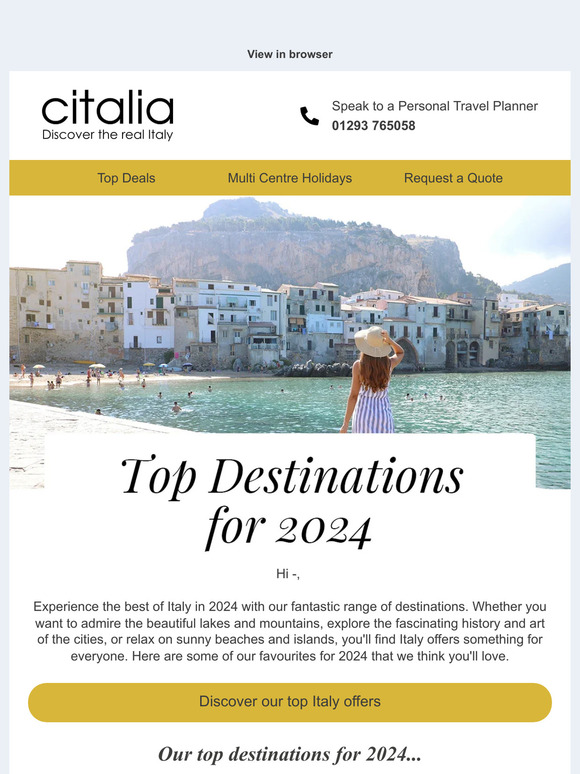 Citalia: —, experience the best of Italy in 2024 | Milled