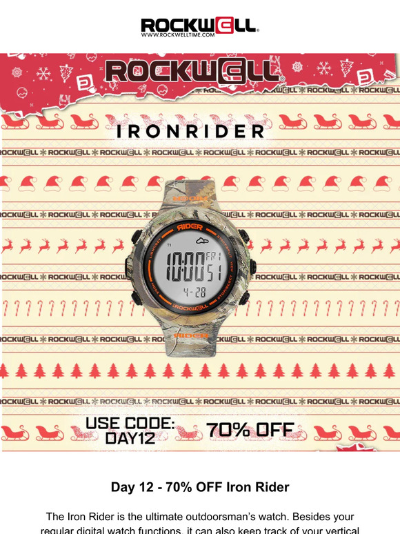 Rockwell Time: 70% OFF The Iron Rider | Milled