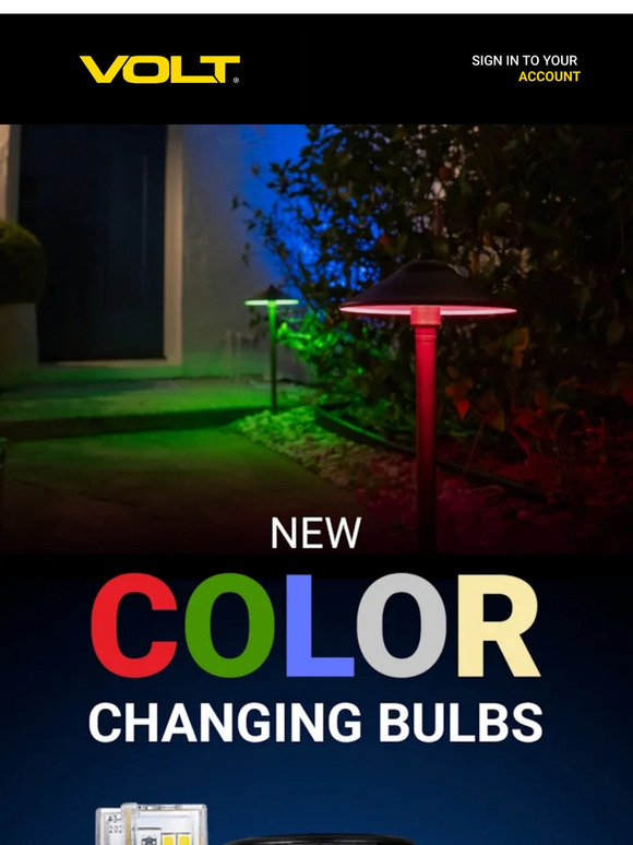 VOLT Lighting: RGBCW Color-Changing LED Bulbs: Color Your Way | Milled