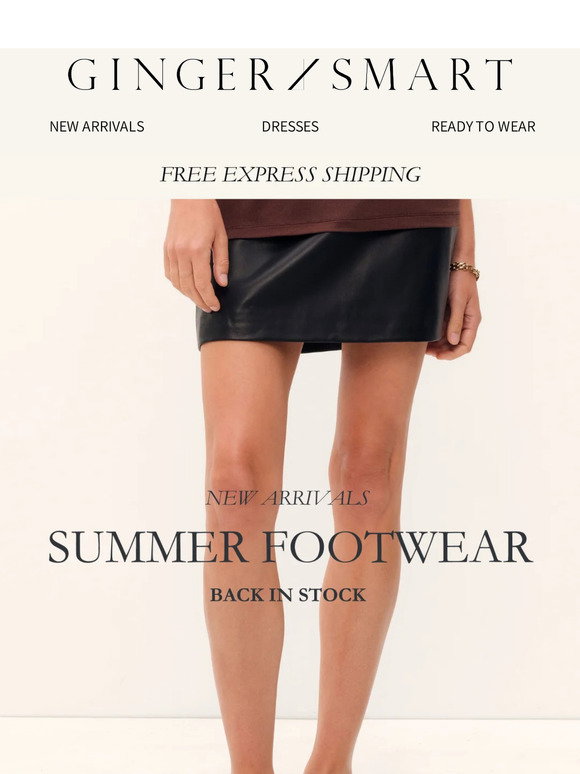 GINGER & SMART: Introducing New Summer Footwear | Milled