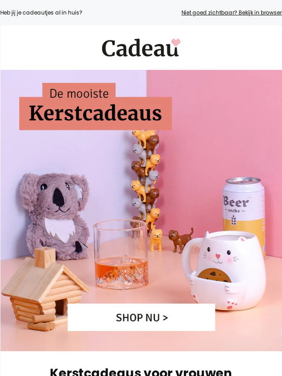 Cadeau: Dit zijn de mooiste kerstcadeaus voor vrouwen 🎁🎄 | Milled