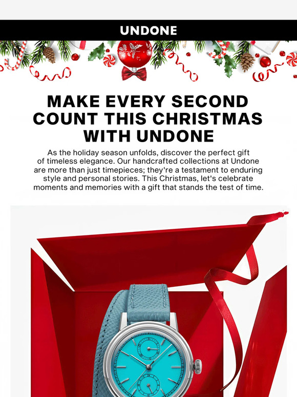 UNDONE Watches: Celebrate This Christmas with Timeless Elegance from ...