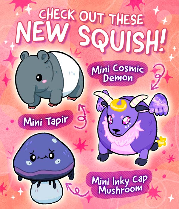 Squishable: Welcome to the forest. Here's your new Inky Cap Mushroom! 🍄🍃 | Milled