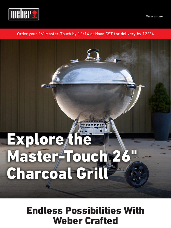 Weber: All New 26” Master-Touch Charcoal Grill 🔥 | Milled