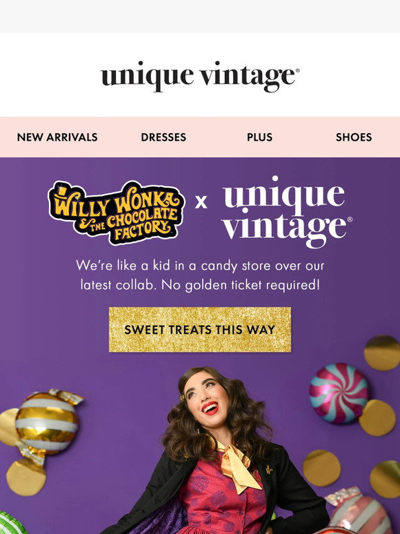 Unique Vintage: JUST IN: the golden ticket idea 🍭 | Milled