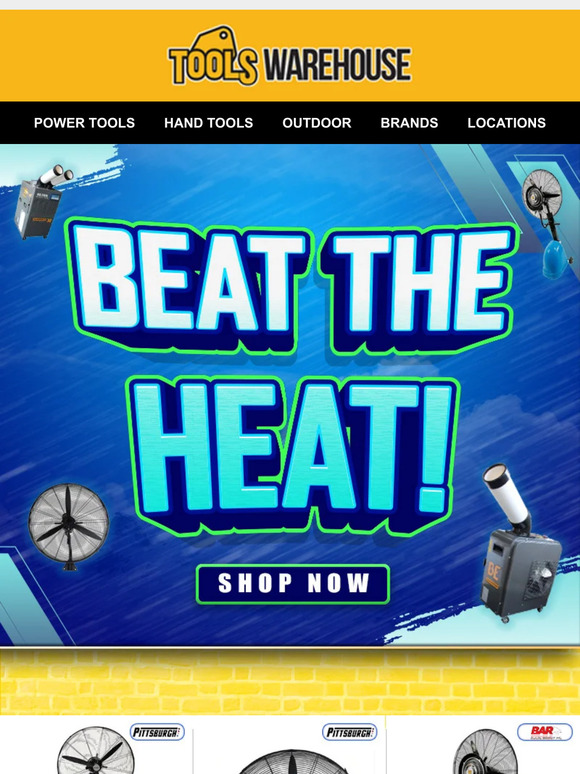Tools Warehouse: 🥵☀️ Bloody HOT? Cool down with Fans, Air Conditioning ...