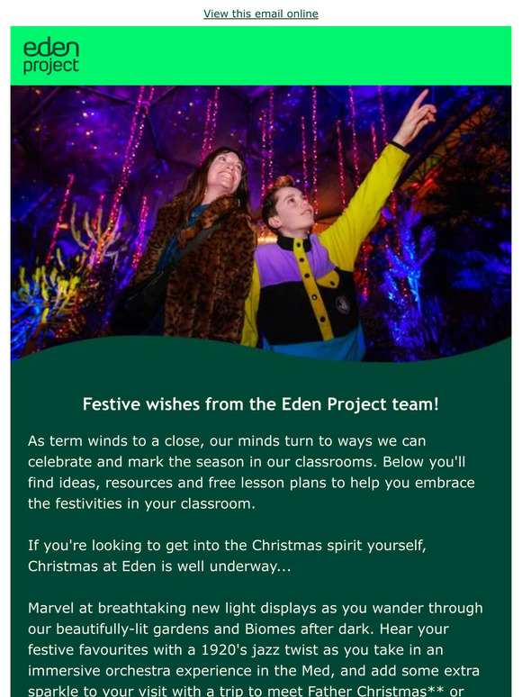 Eden Project Shop: Celebrate the season in your classroom ️🎄 | Milled