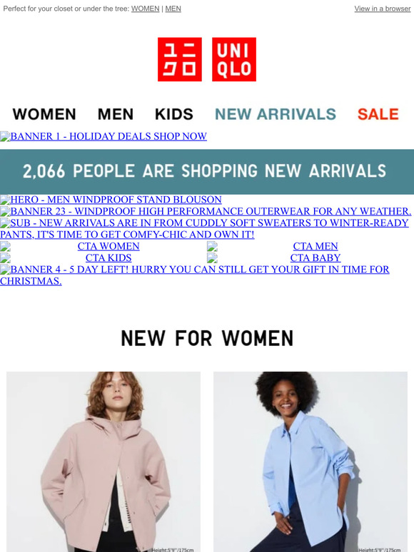 UNIQLO Email Newsletters: Shop Sales, Discounts, and Coupon Codes