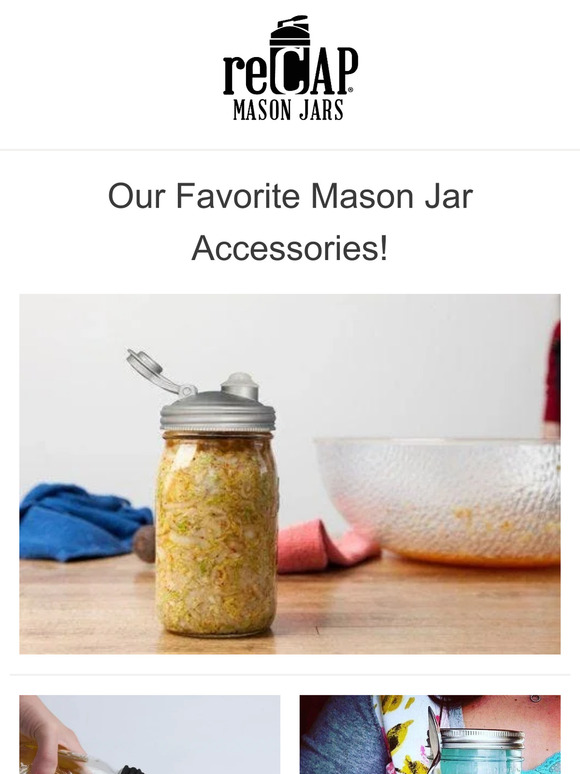 Mason Jars: Our Favorite Mason Jar Accessories! | Milled