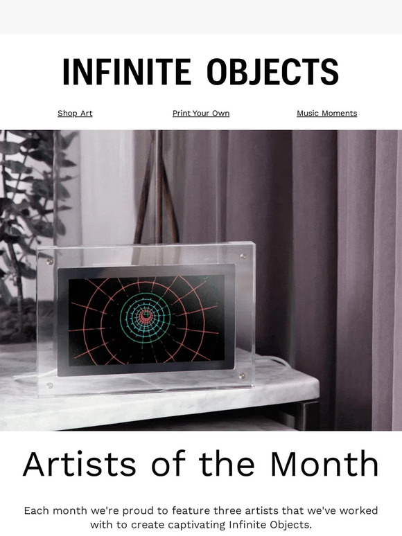 Infinite Objects: IO Artists of the Month 🖼️ December 2023 | Milled