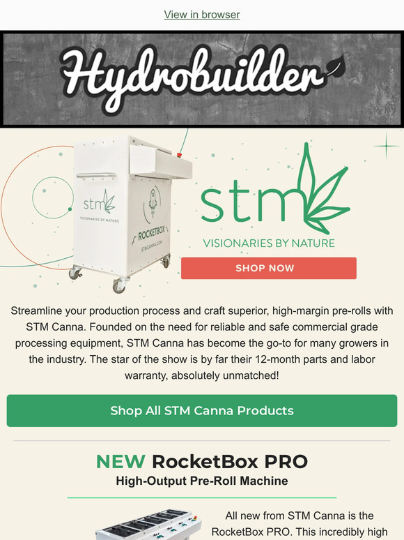 Hydrobuilder: 🚀 Revolutionize Your Harvest Production! | Milled