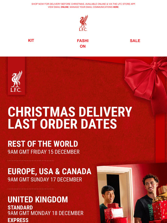 Liverpool FC: Still looking for the perfect Christmas gift? 🎁 Shop from ...