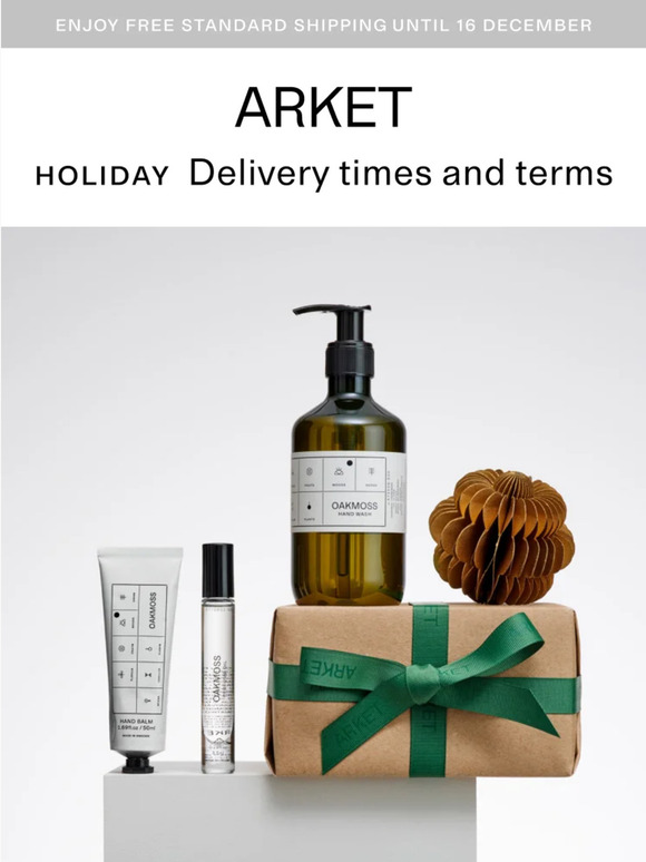 ARKET: Shop in time for the holidays | Milled