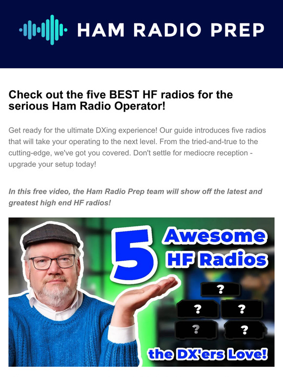 Ham Radio Prep: 5 Radios DXers Love! 📻 | Milled