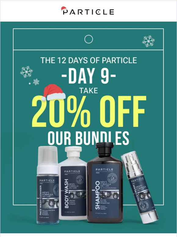 Particle: 12 Days of Particle: DOUBLE DISCOUNTS on Bundles | Milled
