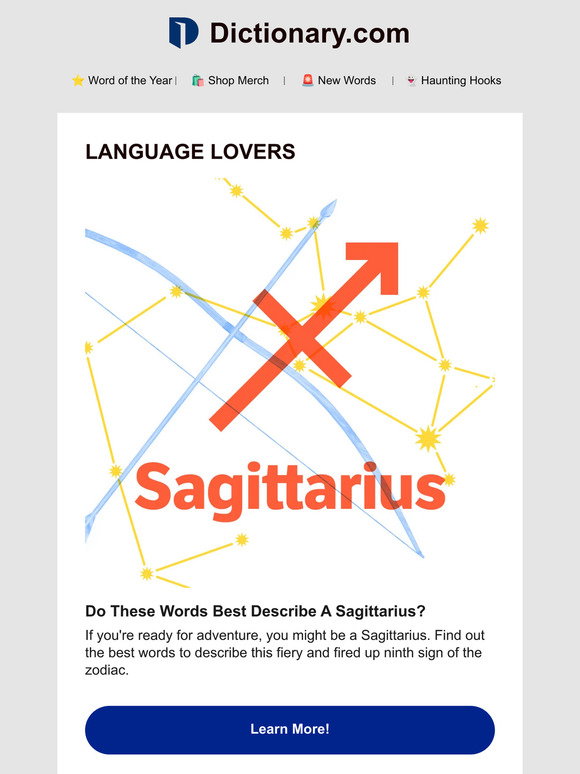 Dictionary.com: ♐ Who's Your Favorite Sagittarius? | Milled