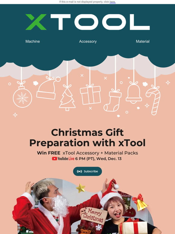 xTool: Ho-Ho-Ho! xTool's Christmas Bonanza is Live!🎅 | Milled