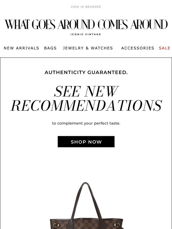 What Goes Around Comes Around: Ready to elevate your purchase? | Milled