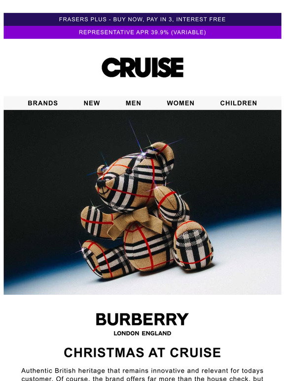 Cruise Fashion: 🎁 Burberry's Christmas Checklist... | Milled
