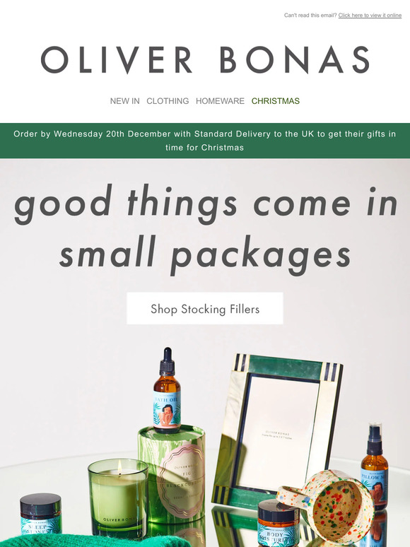 Oliver Bonas: Your guide to stocking filler success | Milled