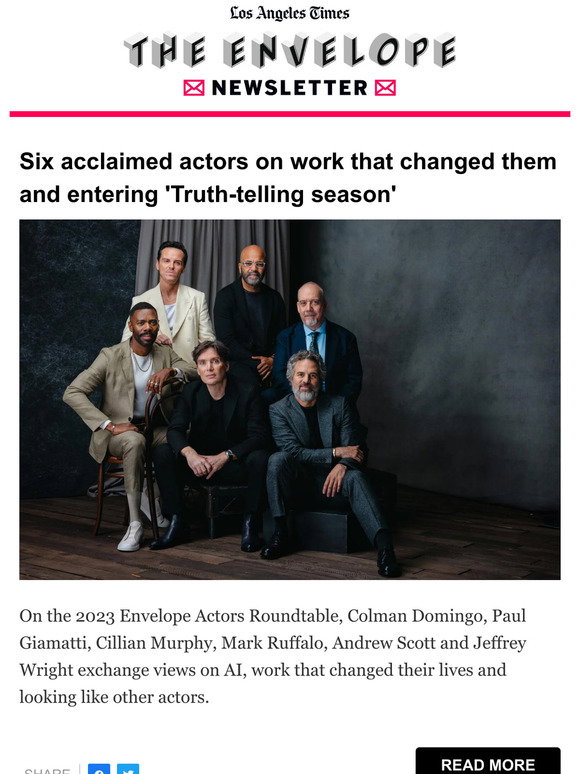 Los Angeles Times: Six acclaimed actors on work that changed them | Milled