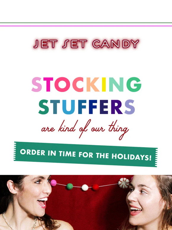 Jet Set Candy (US): The chicest stocking stuffers EVER | Milled
