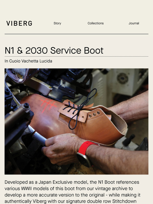 Viberg: N1 & Service Boot® 2030 | Milled