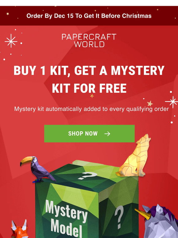 PaperCraft World: Free Mystery Kit With Your Order Is Still On! | Milled