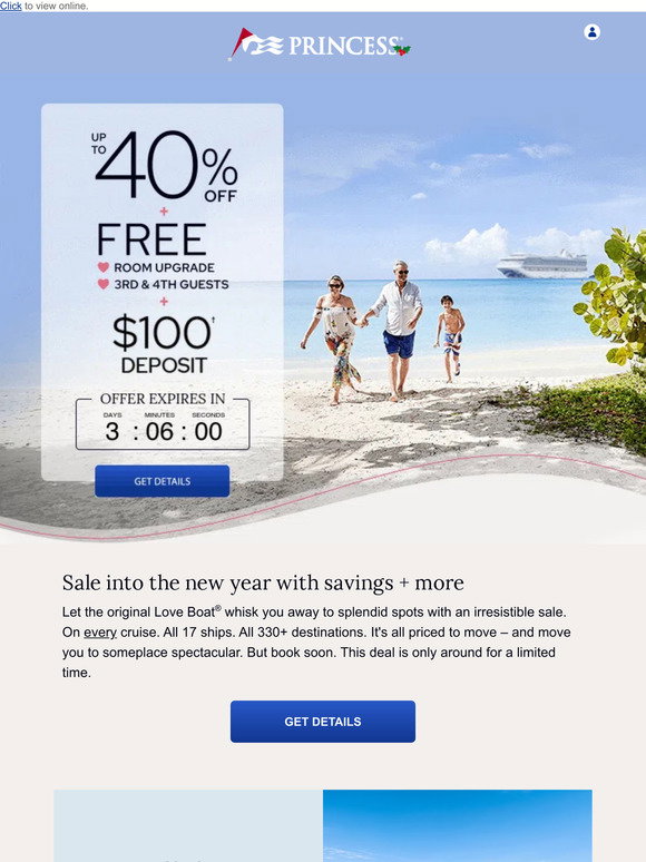 Princess Cruises: NEW deal alert: the cruise offer you can’t pass up ...